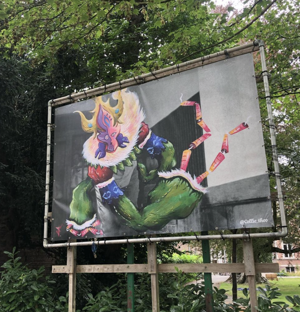 Billy Billboard brengt kunst in de straten van Brugge - Het Entrepot